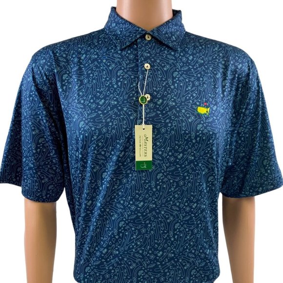 Peter Millar | Shirts | New 223 Masters Peter Millar Course Design ...